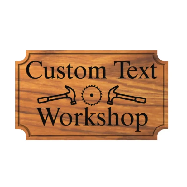 Custom Text Workshop Sign - Thornhill Woodcraft